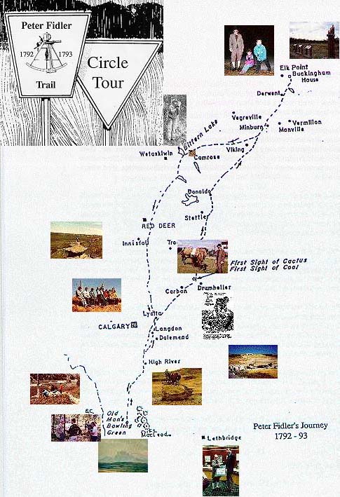 Peter Fidler Trail Map