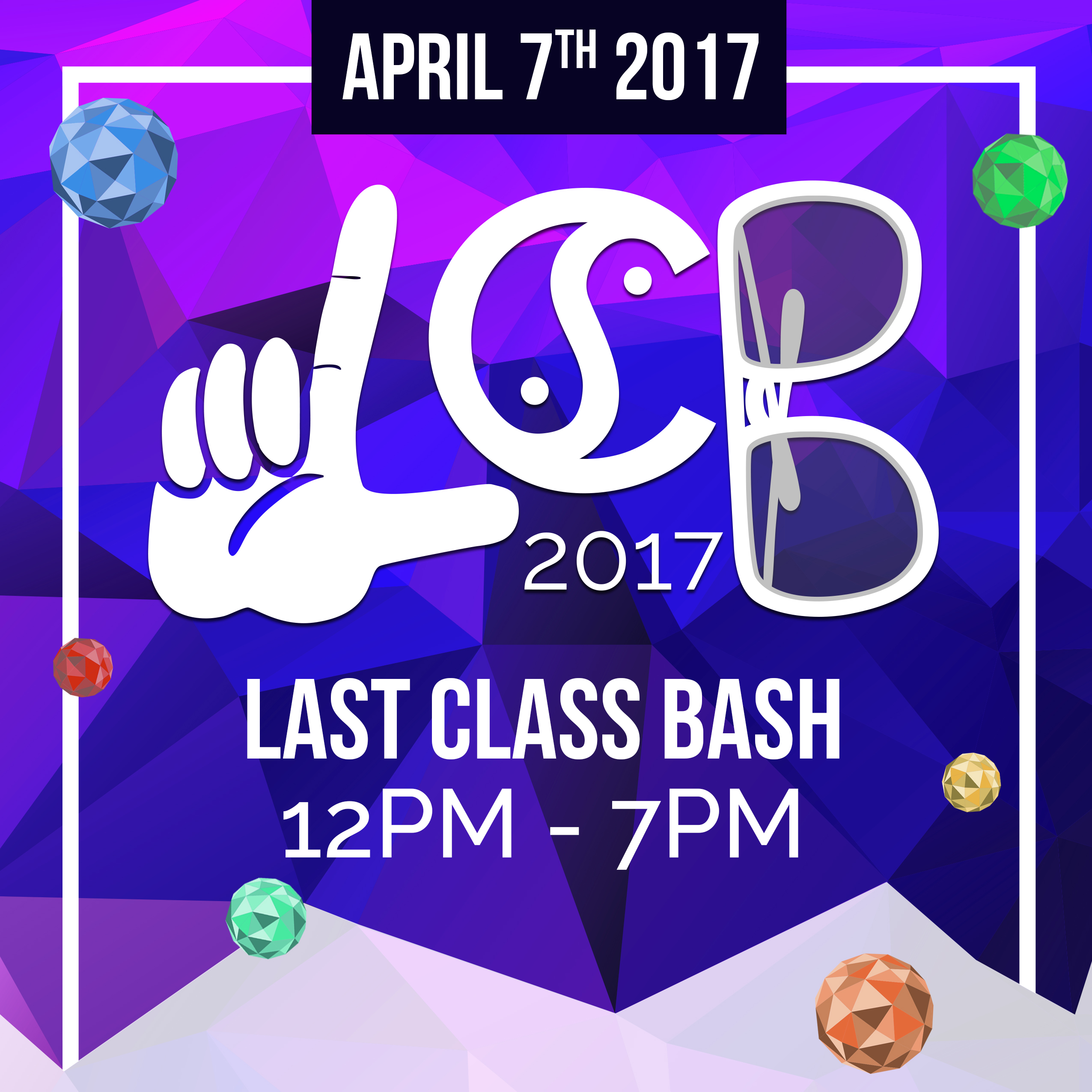 Last Class Bash 2017 | Notice Board