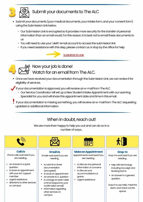 Registration Steps | University of Lethbridge