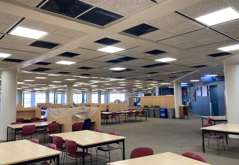 Library LED lighting upgrade enhances light, reduces carbon imprint and ...
