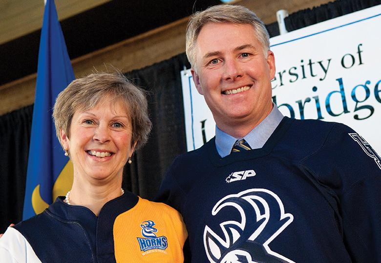 President Mahon and family step up to support Pronghorn Athletics | UNews