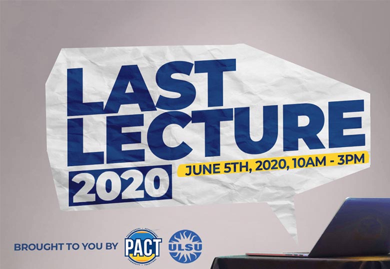 Broader community invited to view popular Last Lecture Series as it ...