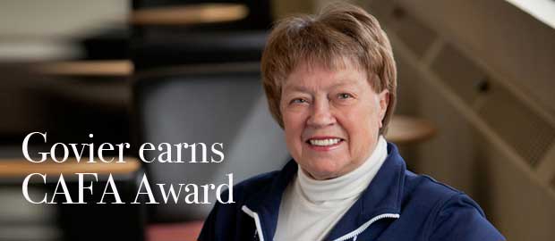 Govier recognized with CAFA academic award | UNews