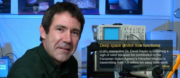 Herschel Space Observatory research to keep Naylor busy for years | UNews
